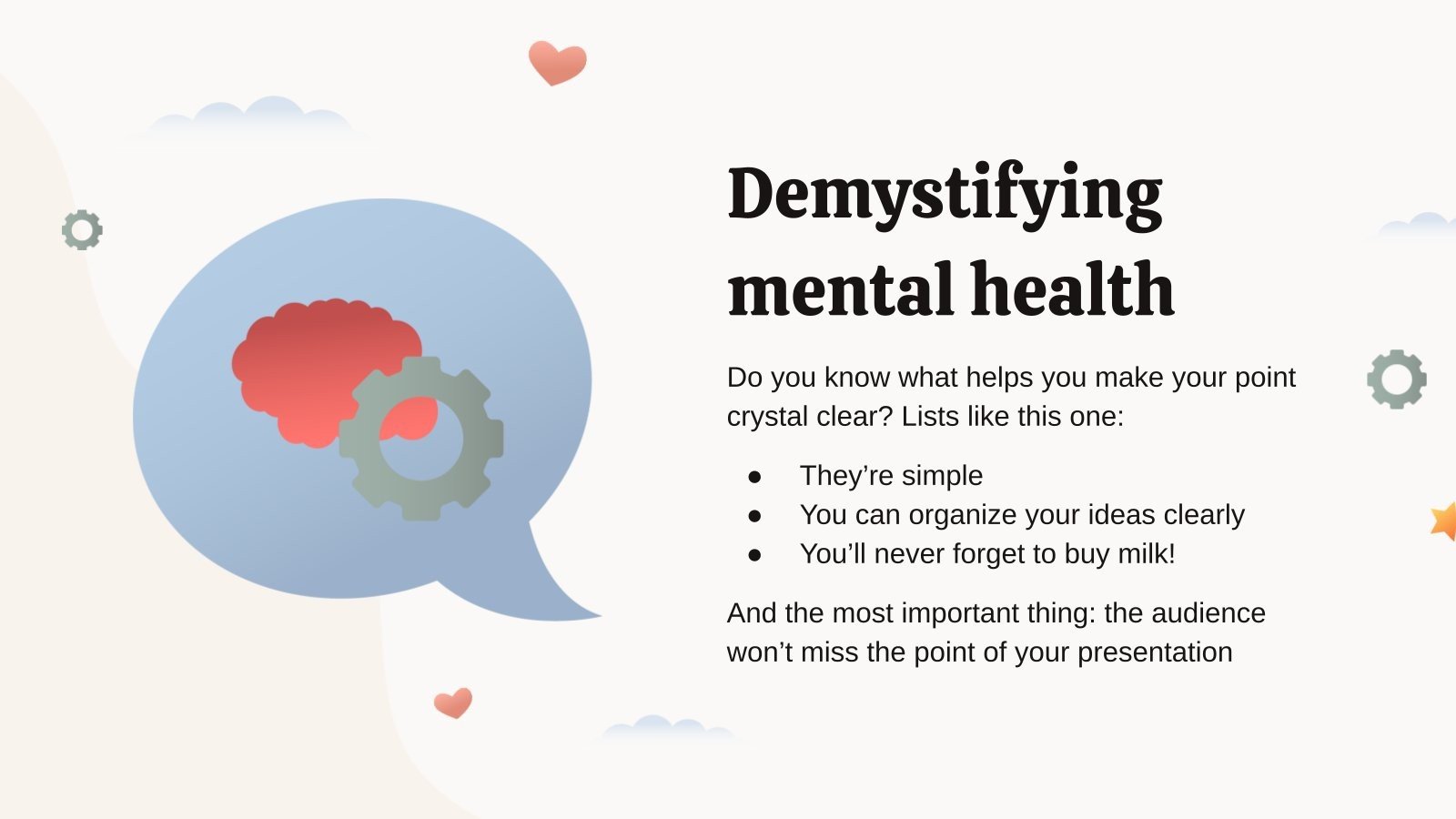Mental Health and Stress Management - Health | Google Slides