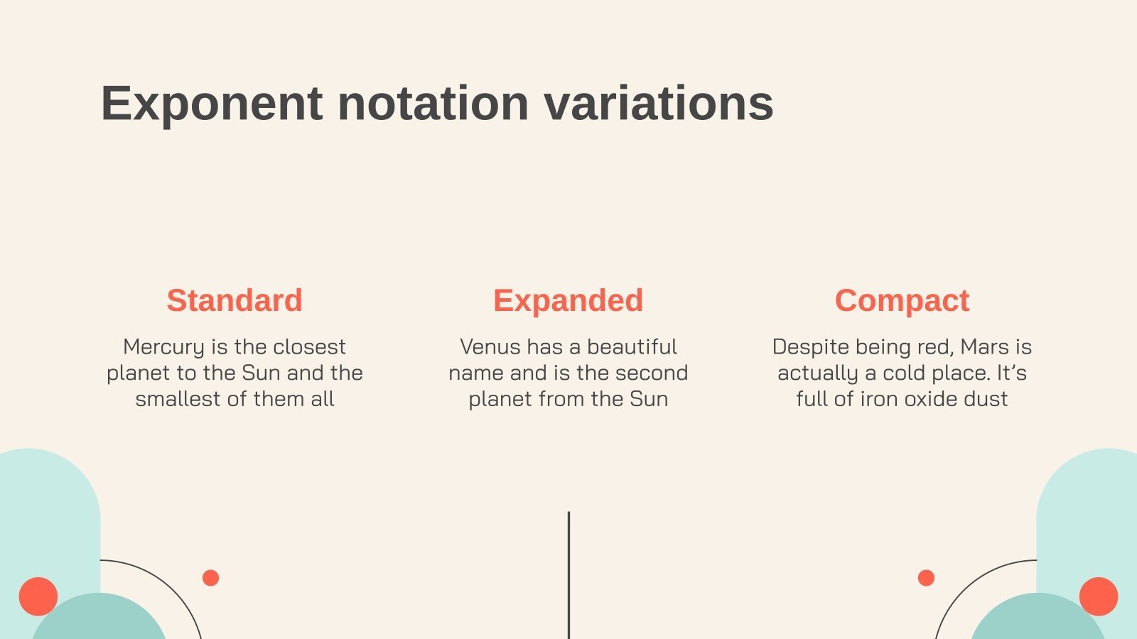 Exponents and Scientific Notation - Mathematics