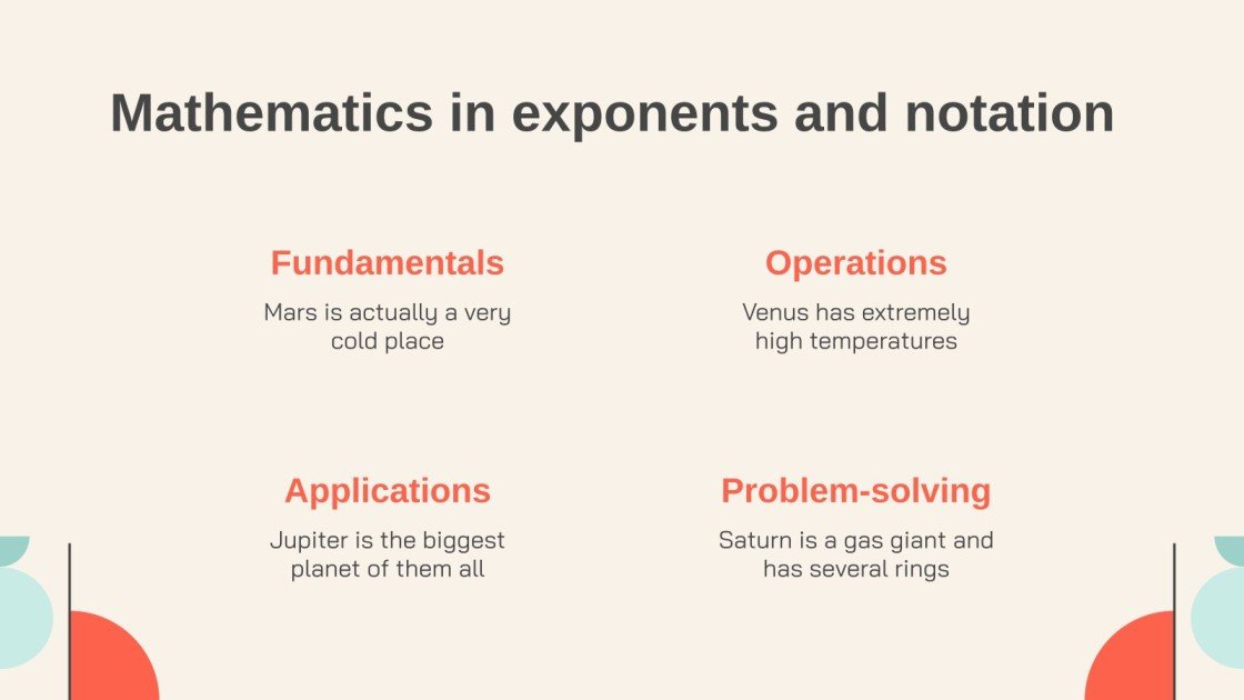 Exponents and Scientific Notation - Mathematics