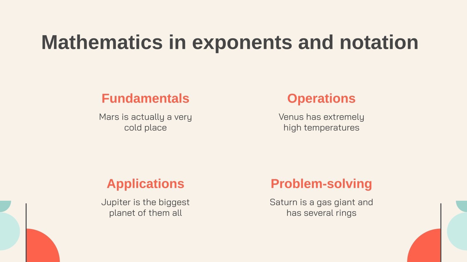 Exponents and Scientific Notation - Mathematics