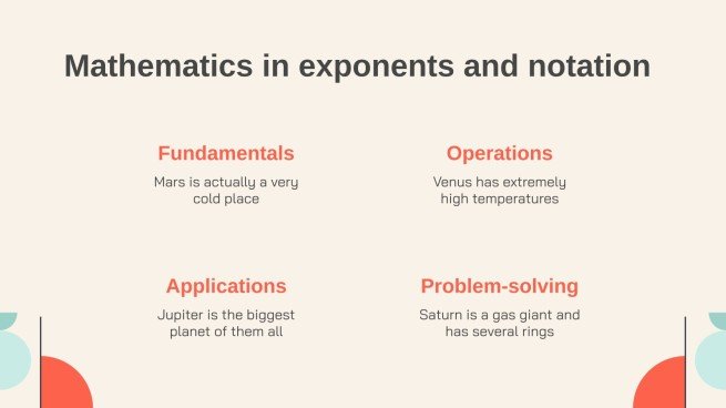 Exponents and Scientific Notation - Mathematics