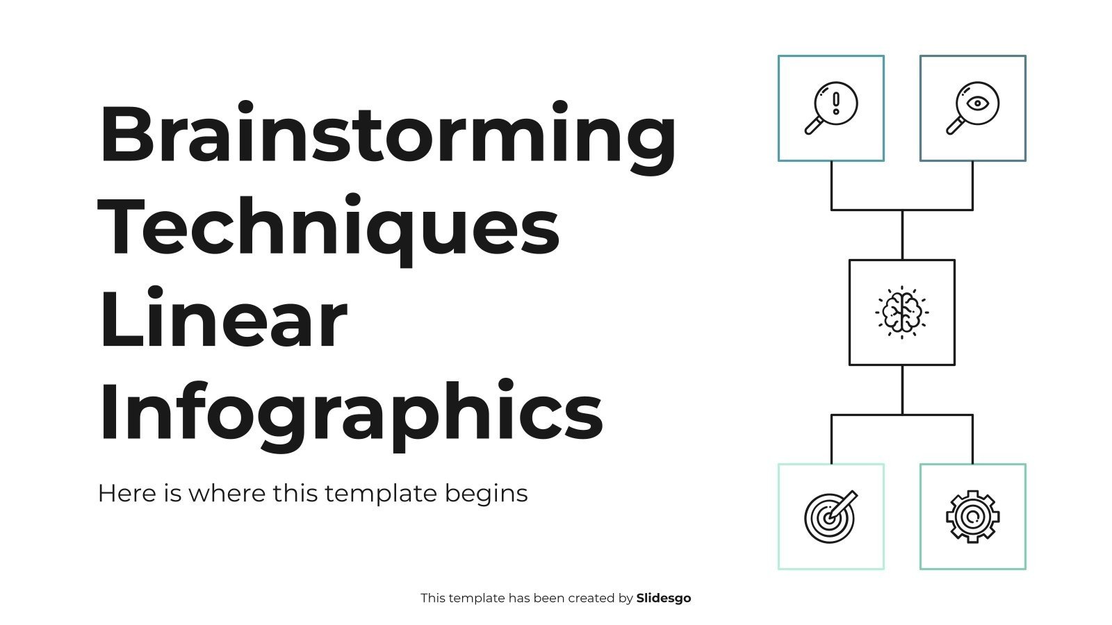 Brainstorming Techniques Linear Infographics | Google Slides
