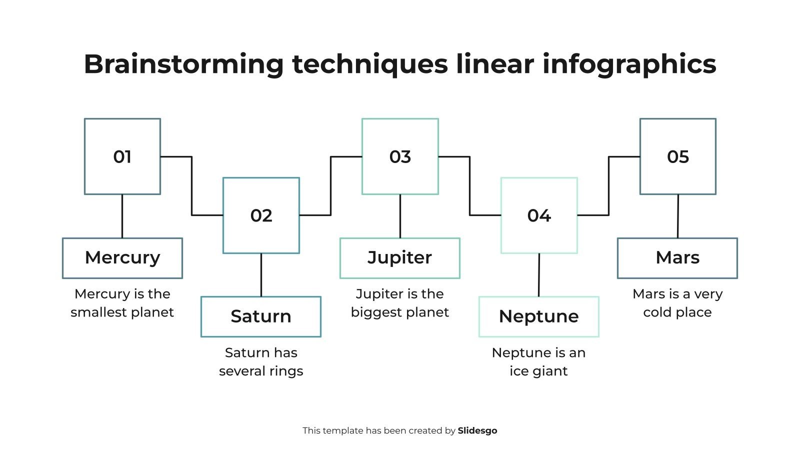Brainstorming Techniques Linear Infographics | Google Slides