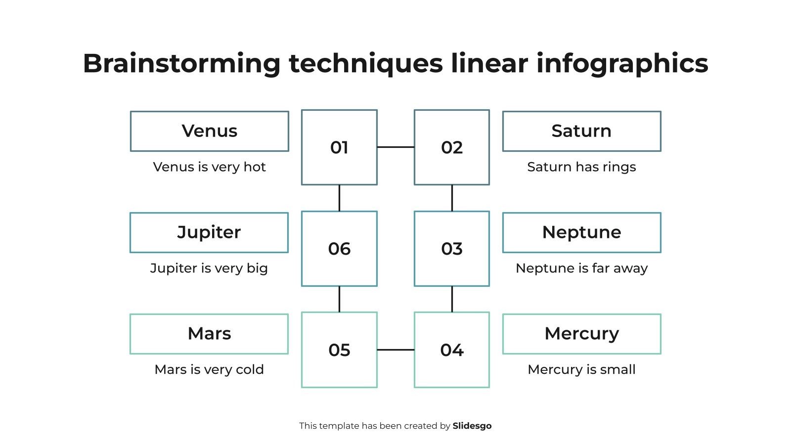 Brainstorming Techniques Linear Infographics | Google Slides
