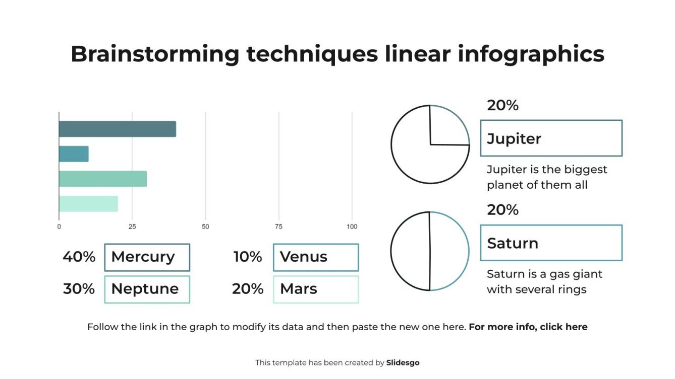 Brainstorming Techniques Linear Infographics | Google Slides