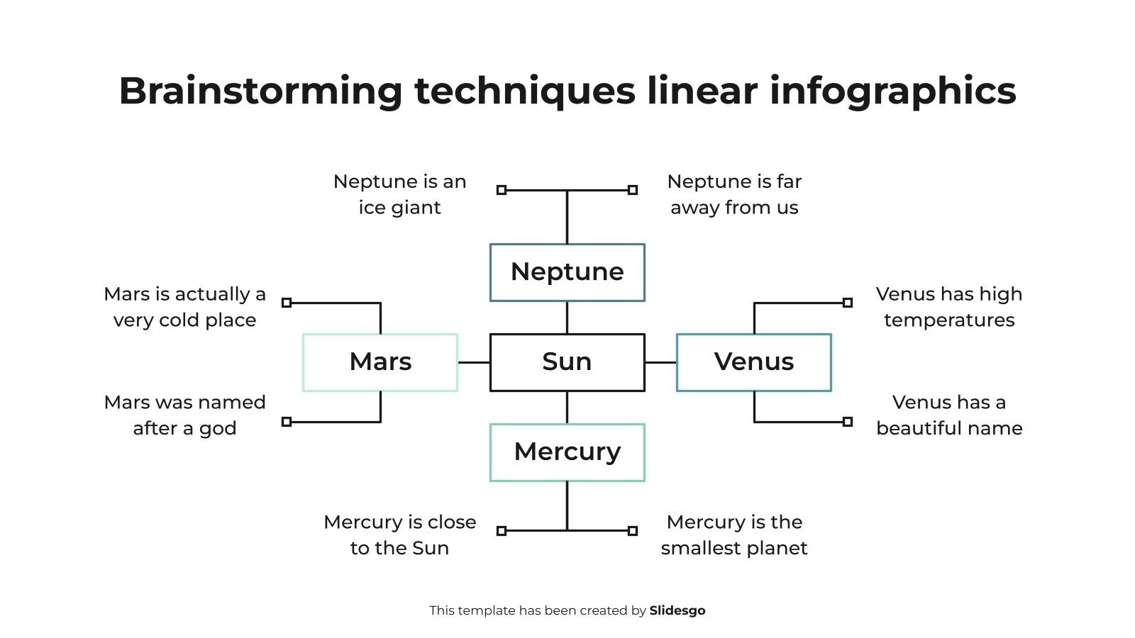 Brainstorming Techniques Linear Infographics | Google Slides