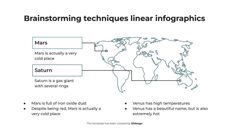 Brainstorming Techniques Linear Infographics | Google Slides
