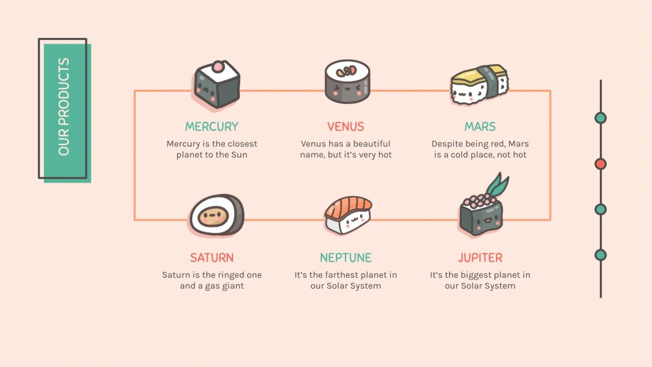 Kawaii Sushi Company Google Slides and PowerPoint Template