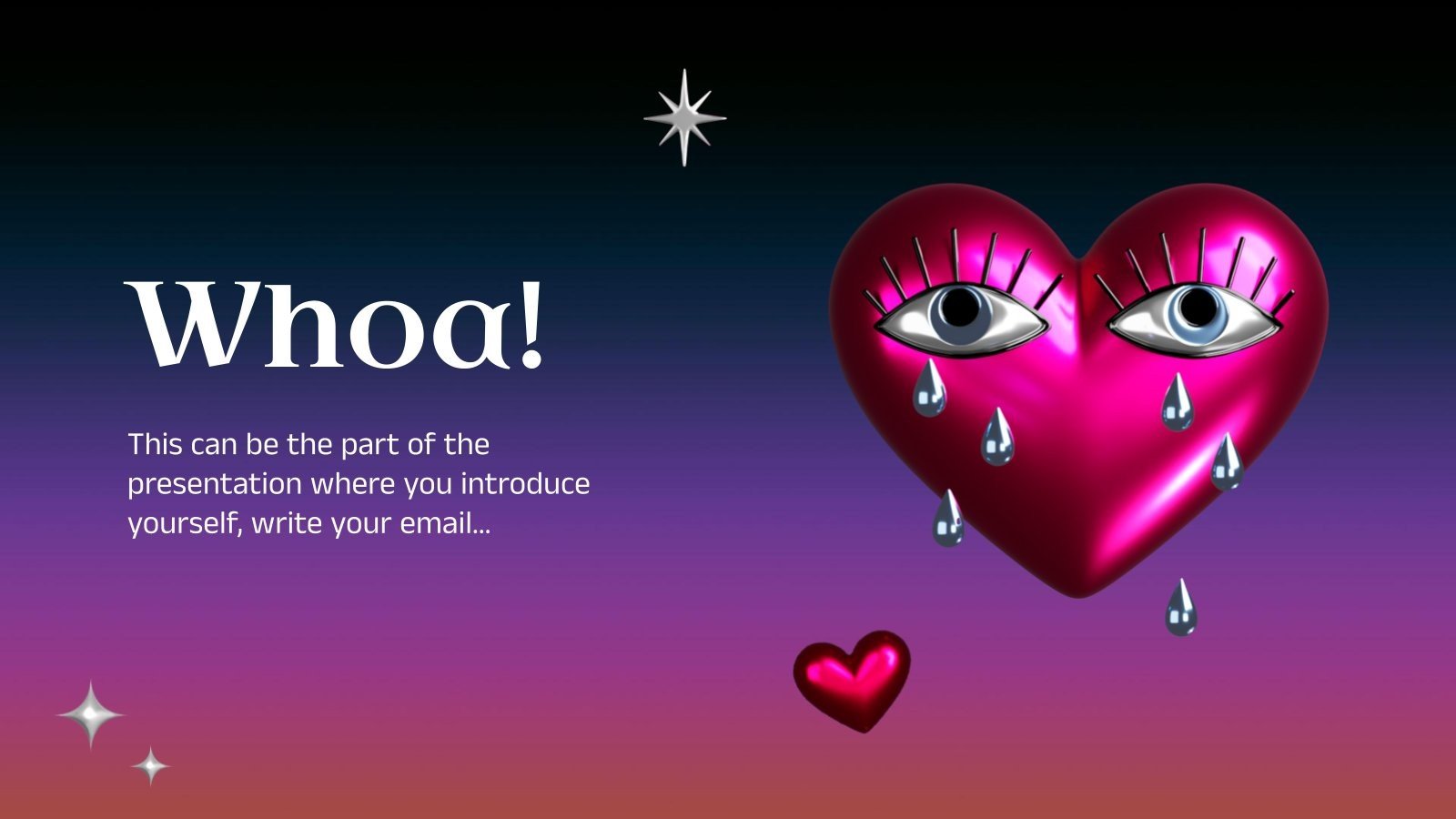 Y2K Chrome Love Theme | Google Slides & PowerPoint