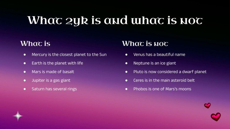 Y2K Chrome Love Theme | Google Slides & PowerPoint