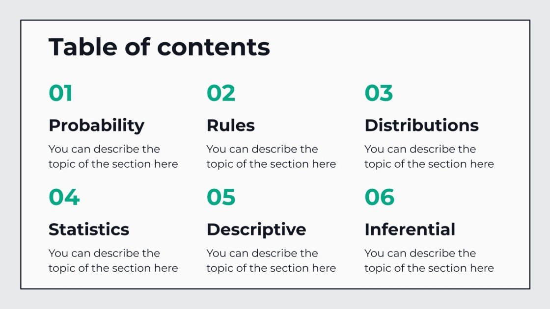 Probability & Statistics - Mathematics | Google Slides & PPT