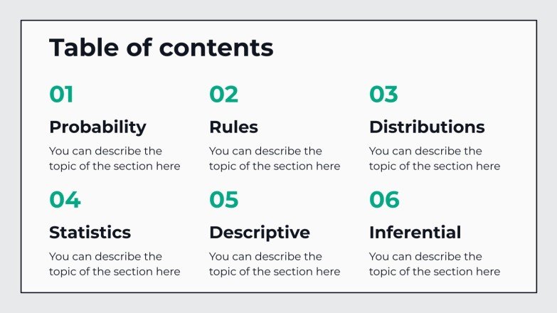 Probability & Statistics - Mathematics | Google Slides & PPT