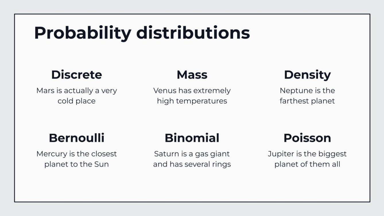 Probability & Statistics - Mathematics | Google Slides & PPT