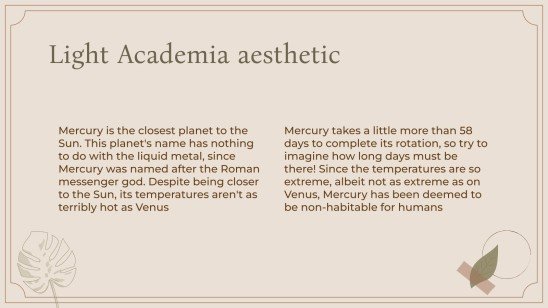Light Academia Scrapbooking Ästhetisches Theme
