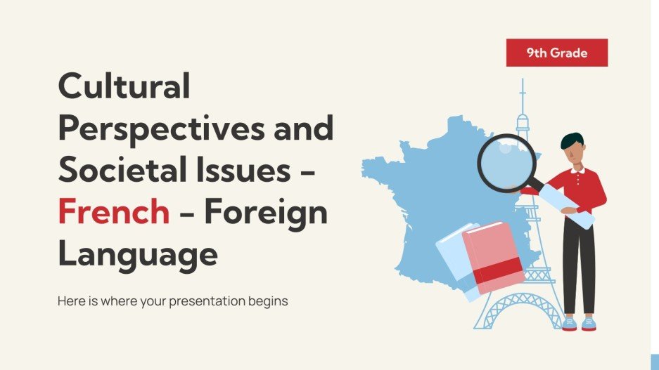 Cultural Perspectives and Societal Issues - French