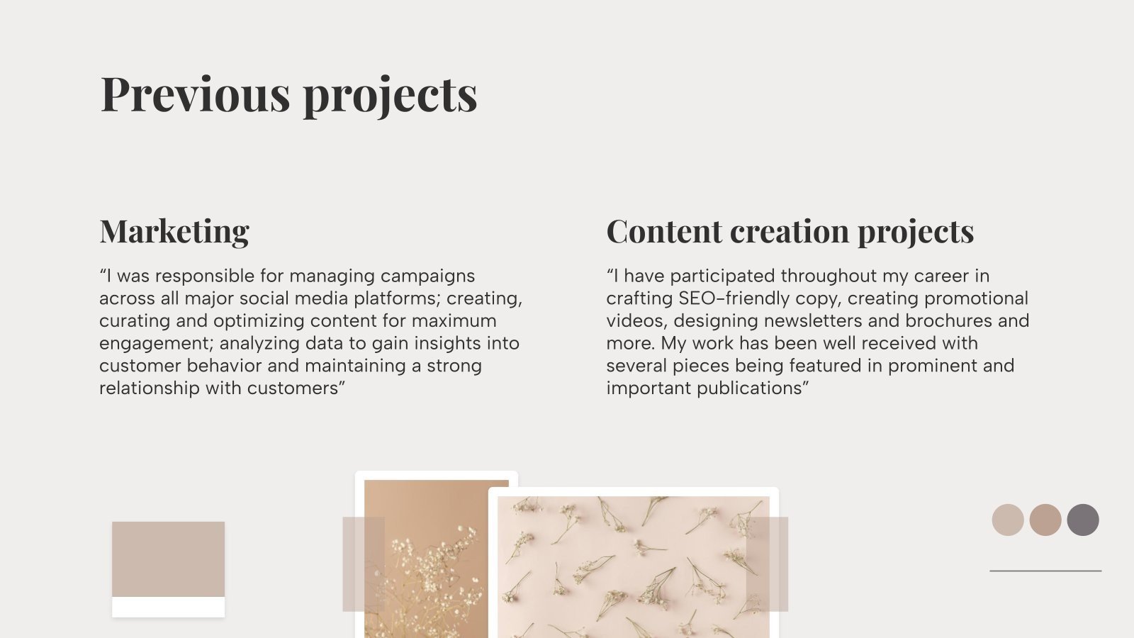 Transcendent Pink Portfolio | Google Slides & PowerPoint