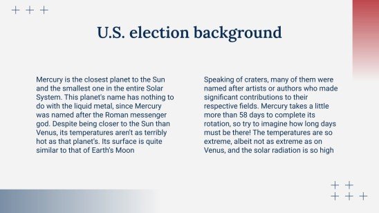 US Elections 2024 | Google Slides et PowerPoint