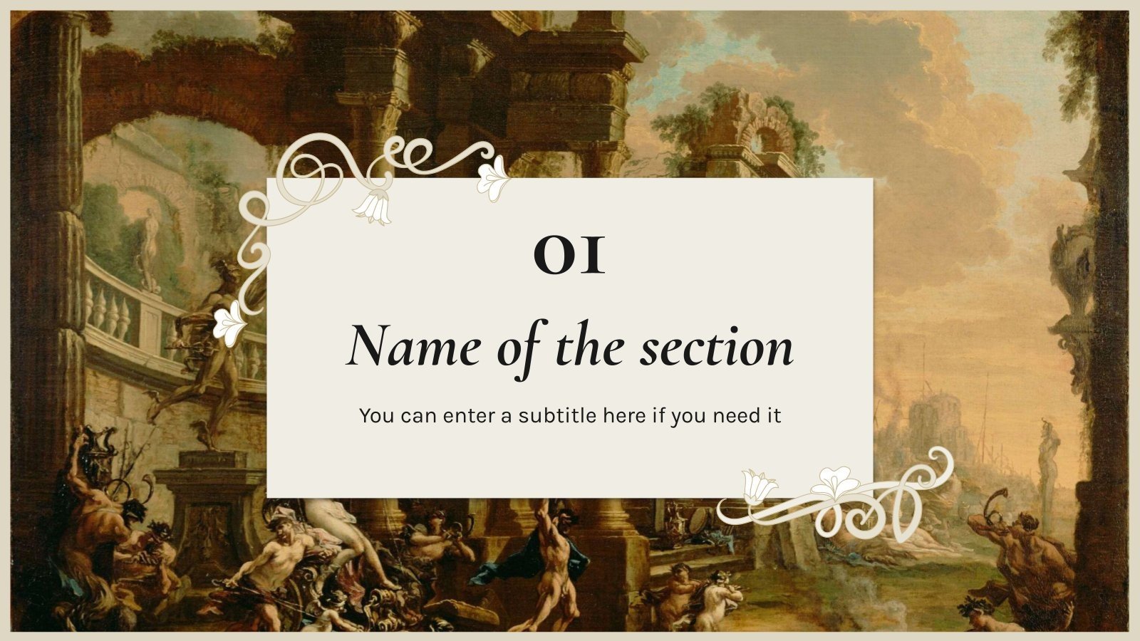 Renaissance Aesthetic Backgrounds | Google Slides & PPT