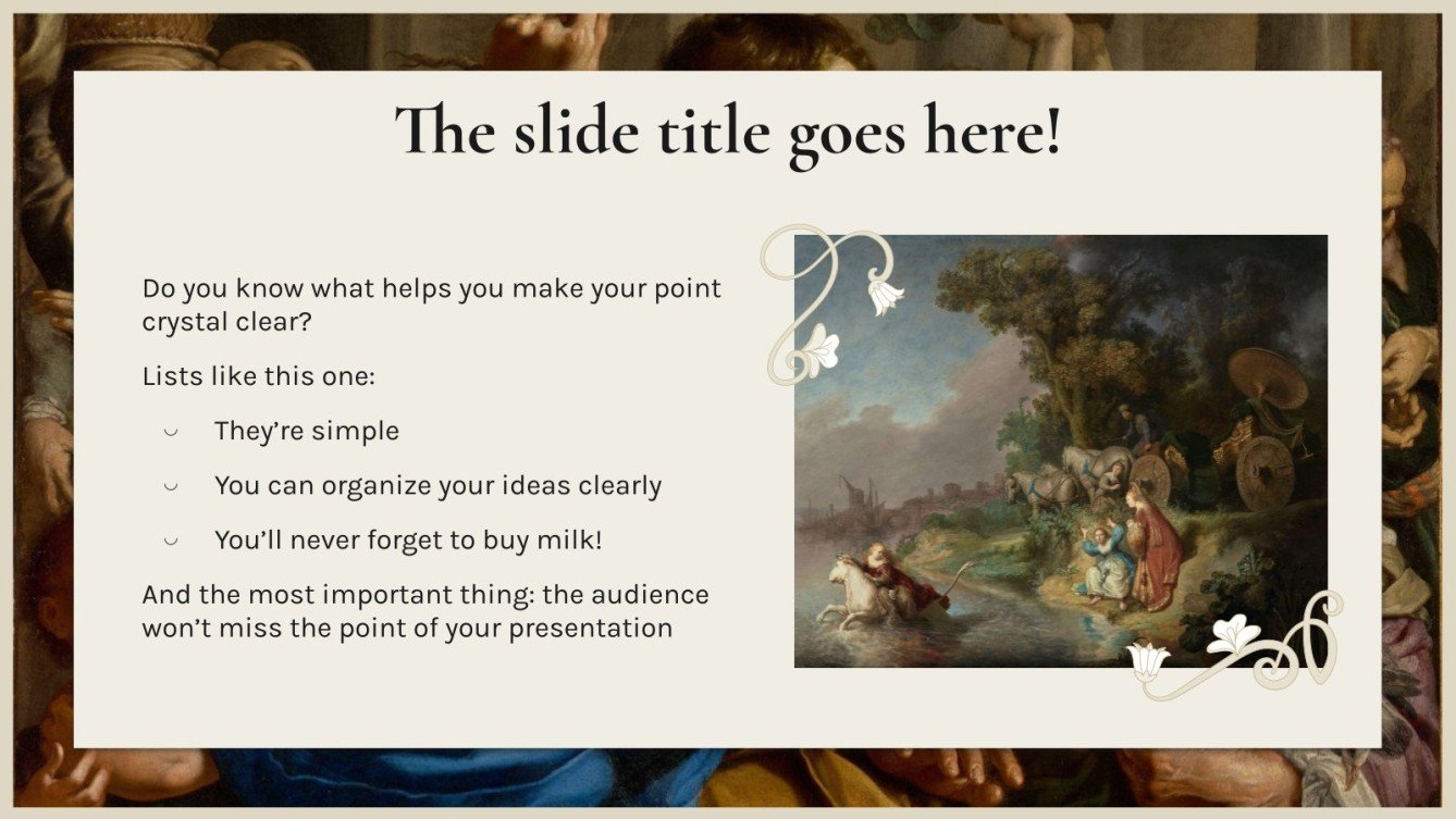 Renaissance Aesthetic Backgrounds | Google Slides & PPT