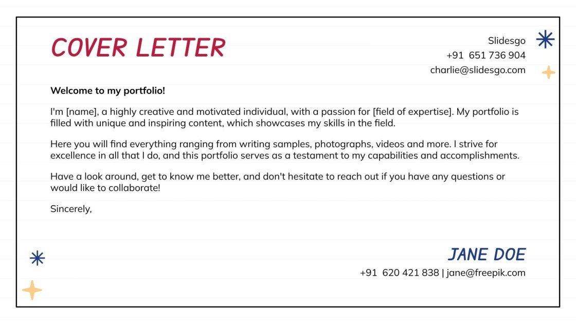 English Teacher Portfolio | Google Slides & PowerPoint