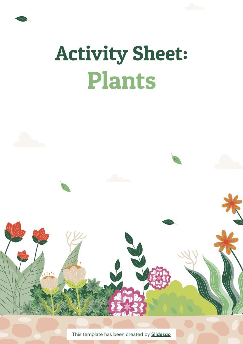 Activity Sheet: Plants | Google Slides & PowerPoint