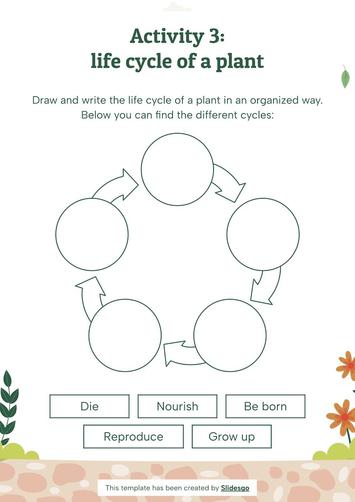 Activity Sheet: Plants | Google Slides & PowerPoint