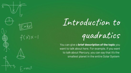 Quadratic Functions and Equations - Mathematics - 9th Grade