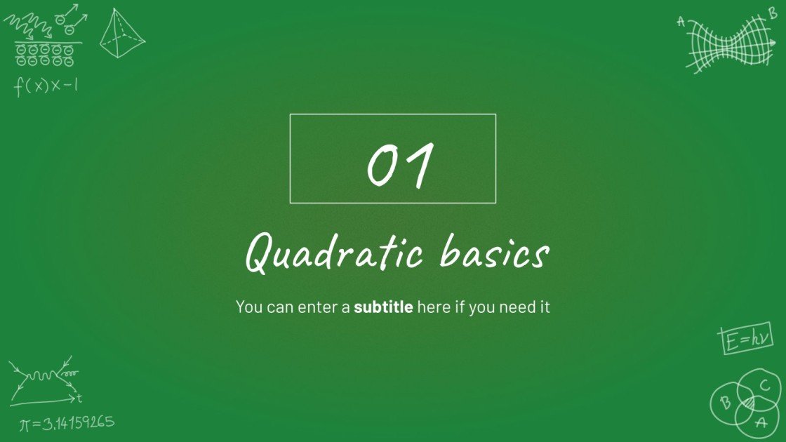 Quadratic Functions and Equations - Mathematics - 9th Grade