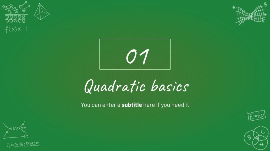 Quadratic Functions and Equations - Mathematics - 9th Grade