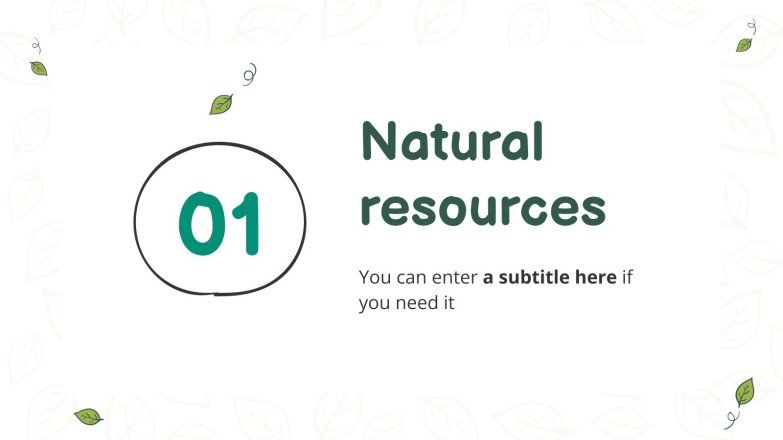 Natural Resource Management - Science | Google Slides