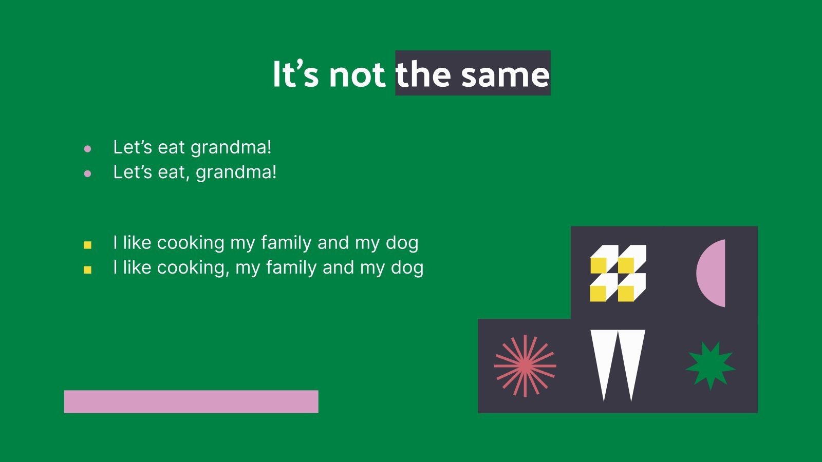 Punctuation marks: when to use them? | Google Slides & PPT