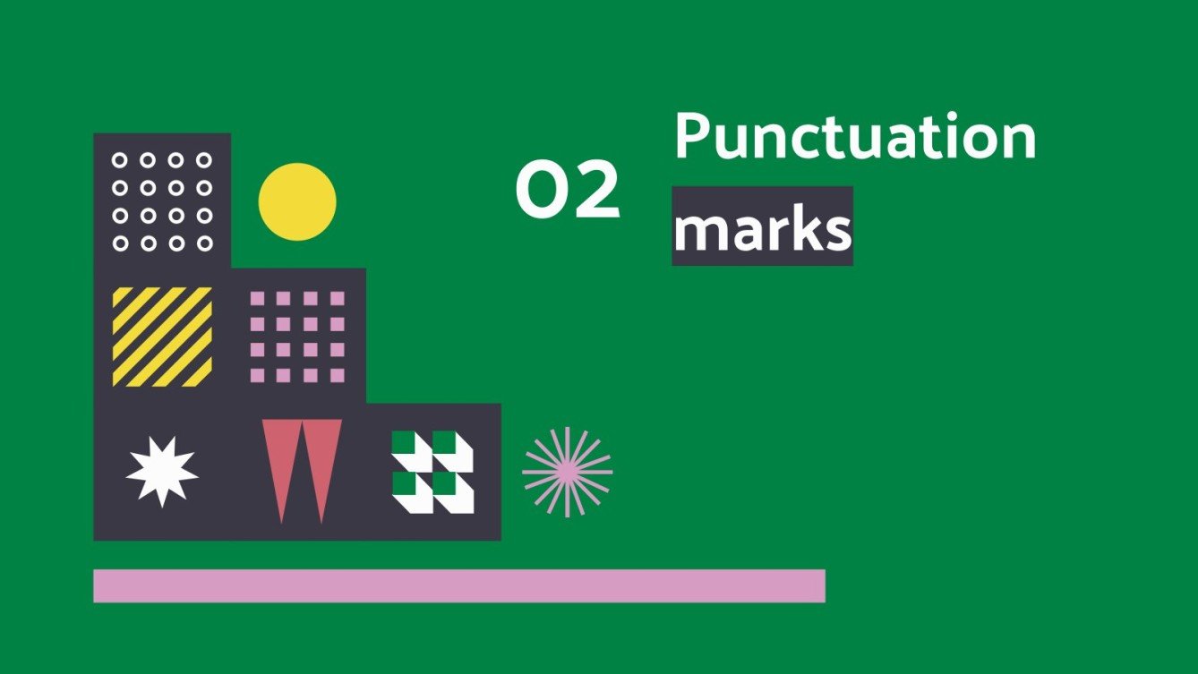Punctuation marks: when to use them? | Google Slides & PPT