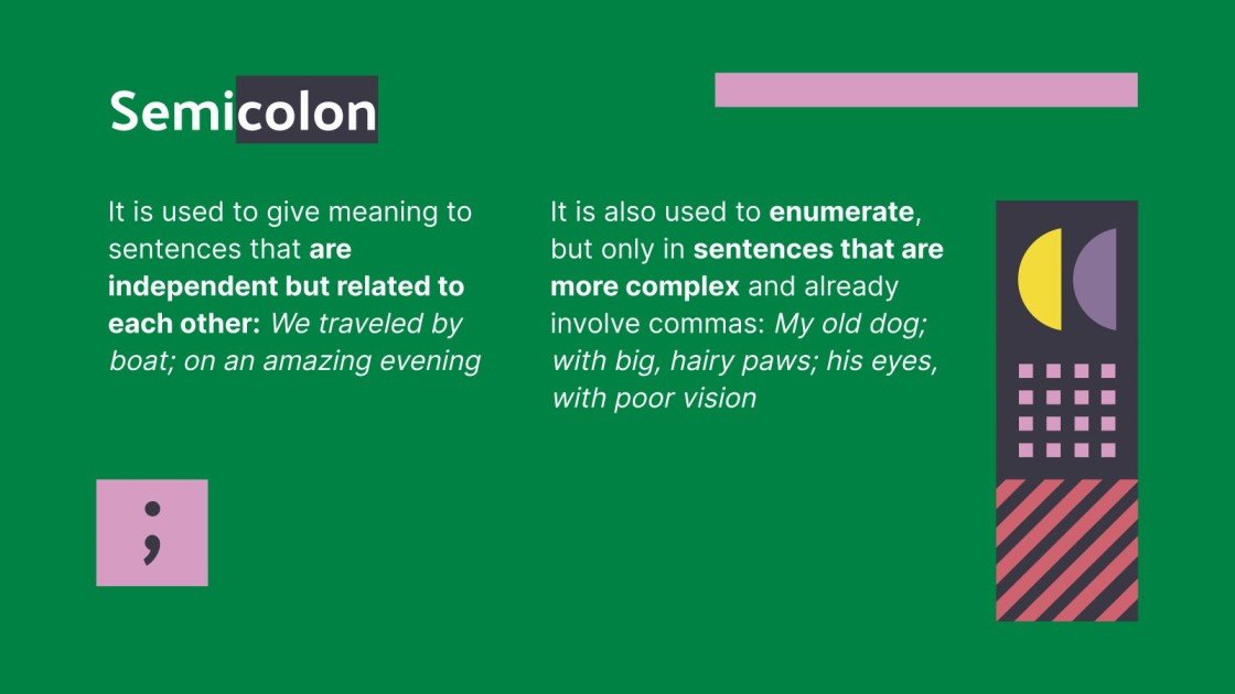 Punctuation marks: when to use them? | Google Slides & PPT