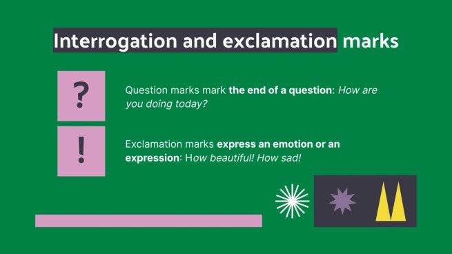 Punctuation marks: when to use them? | Google Slides & PPT
