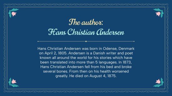 Classic Tales by Hans Christian Andersen | Google Slides & PPT