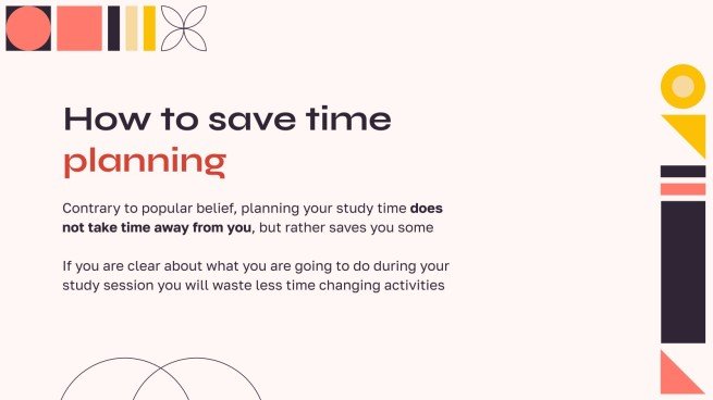 Study Planning | Google Slides & PPT