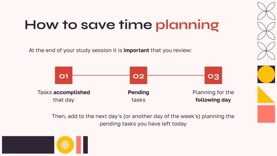 Study Planning | Google Slides & PPT