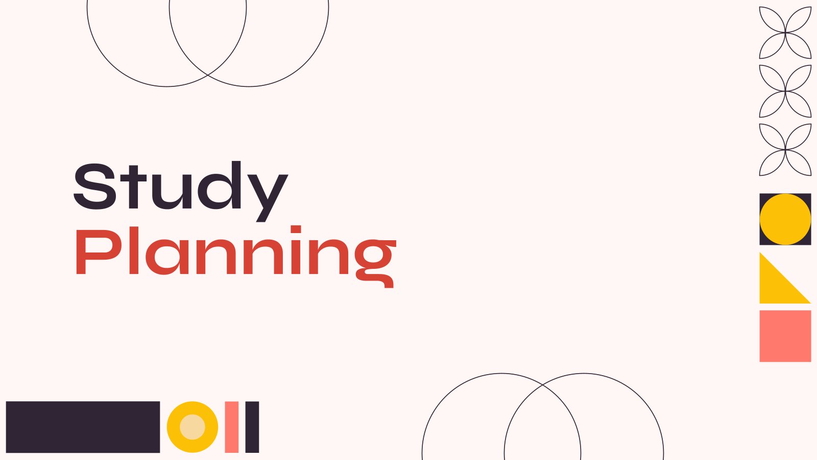 Study Planning | Google Slides & PPT
