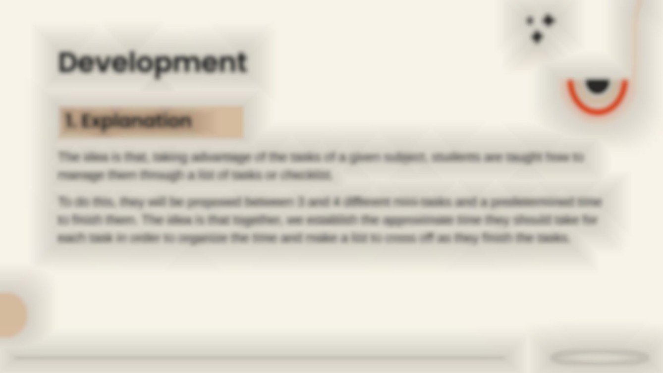 Activity "I organize my tasks" | Google Slides & PowerPoint