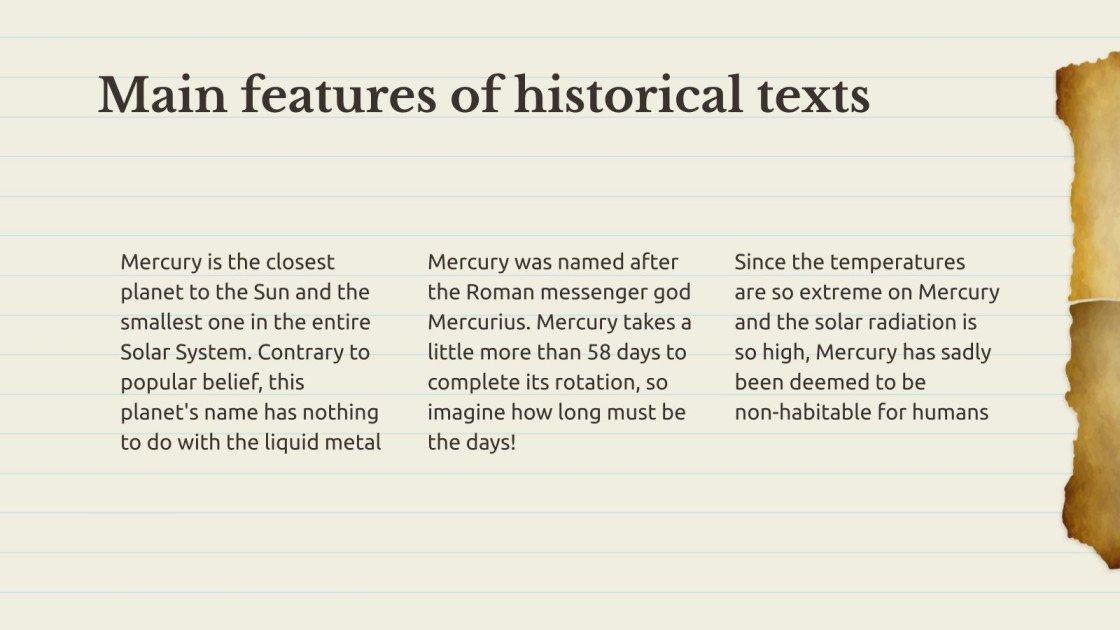 Analysis of Historical and Cultural Texts - Language Arts