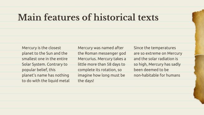 Analysis of Historical and Cultural Texts - Language Arts