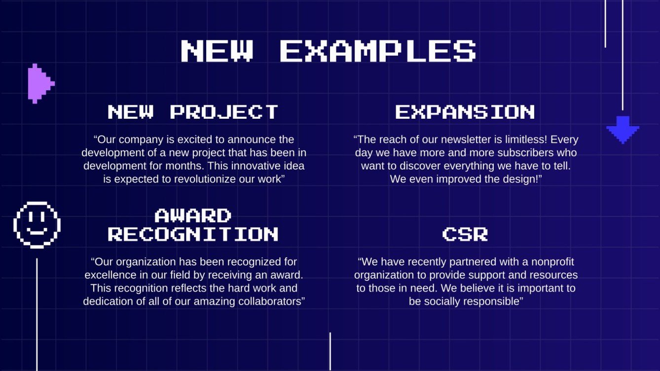 Arcade Effect Newsletter | Google Slides & PPT