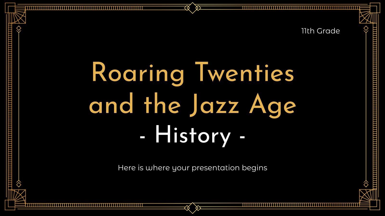 Free Jazz-related Google Slides and PowerPoint Templates
