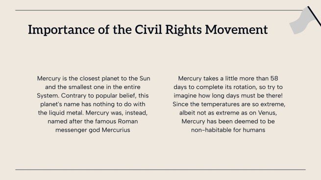 Civil Rights Movement - Social Studies | Google Slides
