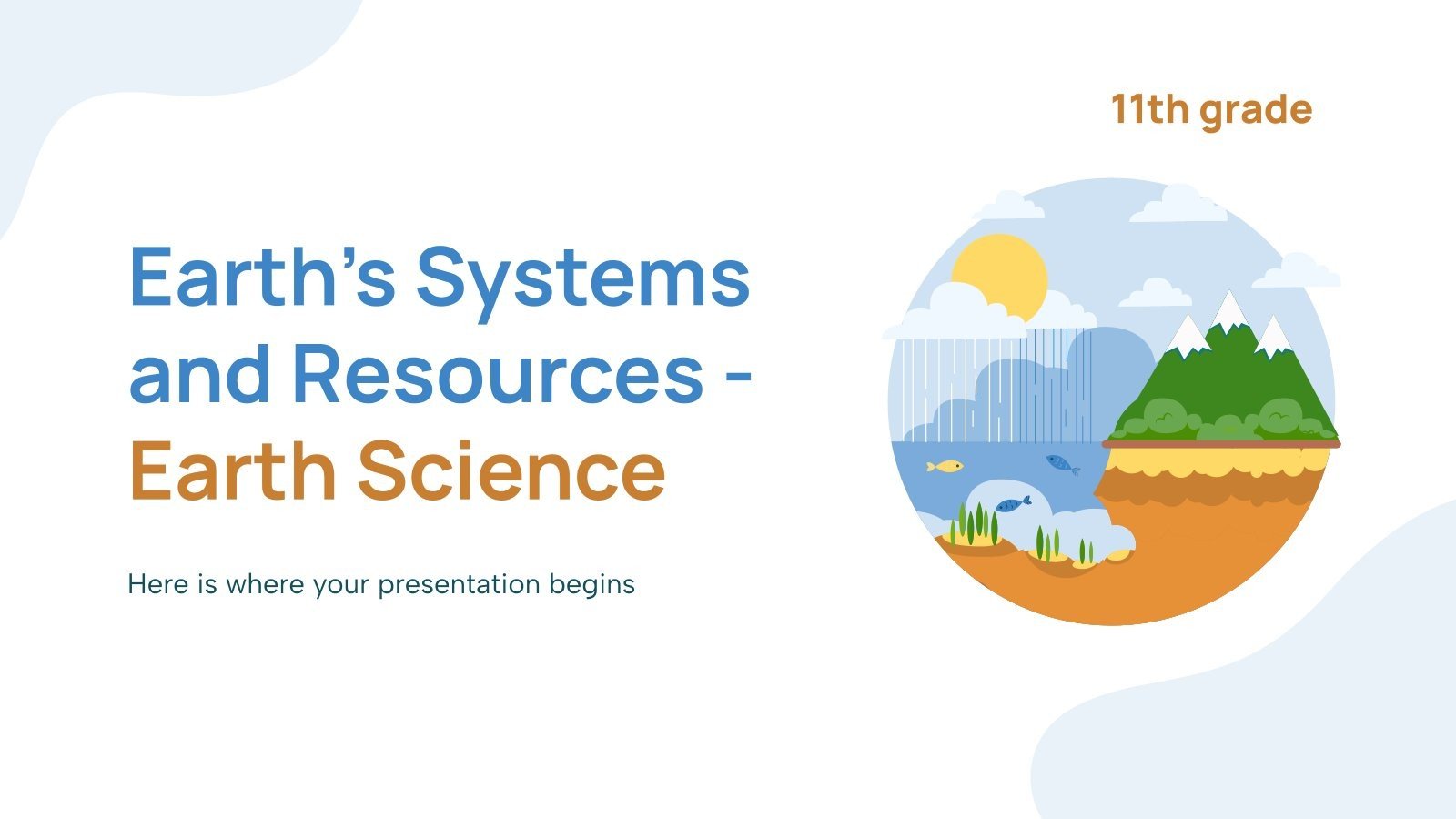Modelos grátis com o tema Planeta Terra do Google Slides e PPT