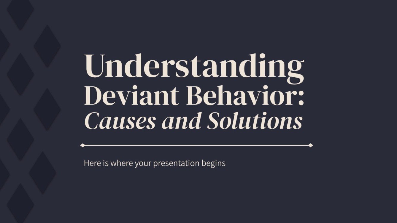 Understanding Deviant Behavior: Causes and Solutions