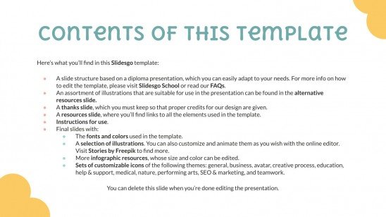 Preschool End of Year Awards Google Slides and PPT template