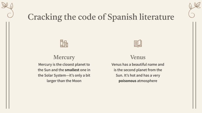Spanish Literary Analysis - Master of Arts in Spanish