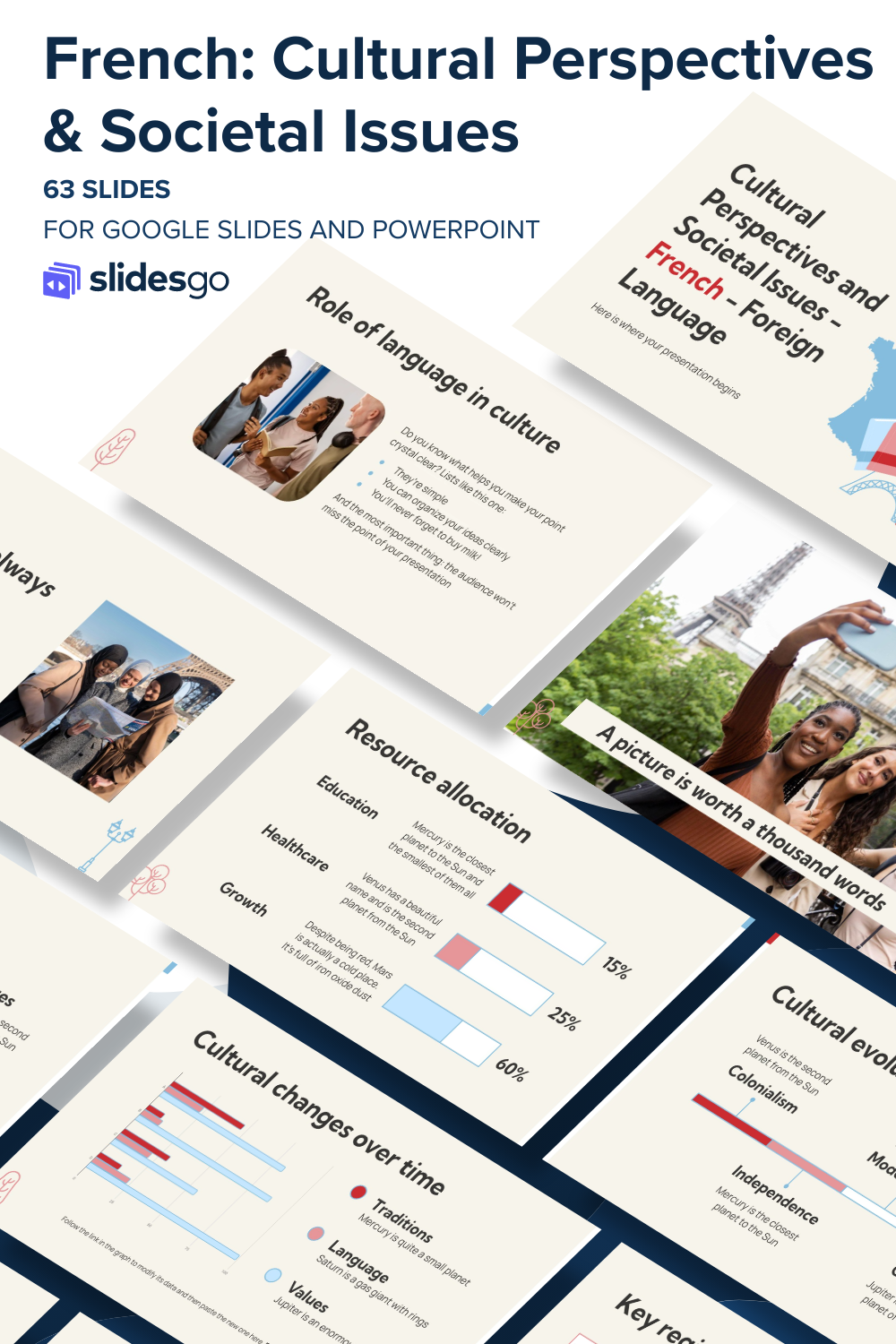 Cultural Perspectives and Societal Issues - French