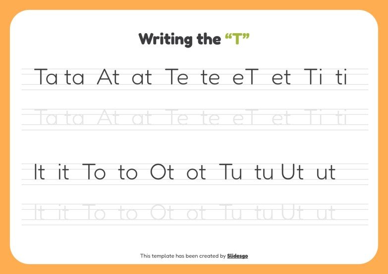 My First Letters - P, T - Spanish Class | Google Slides & PPT